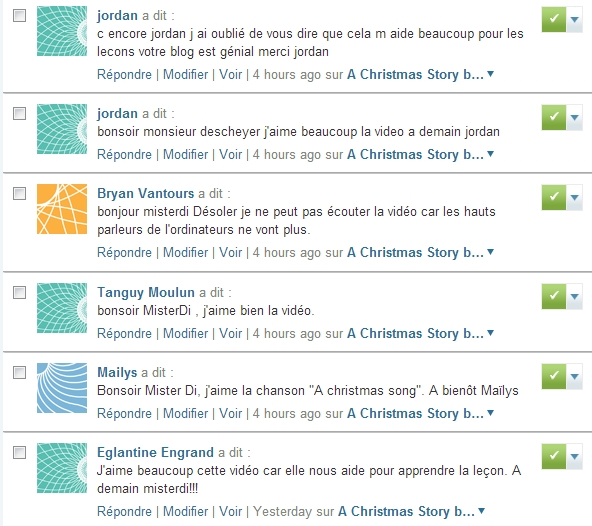 Tous Les Commentaires Laissés Sur Le Blog Misterdi Le Blog De Misterdi Ce2